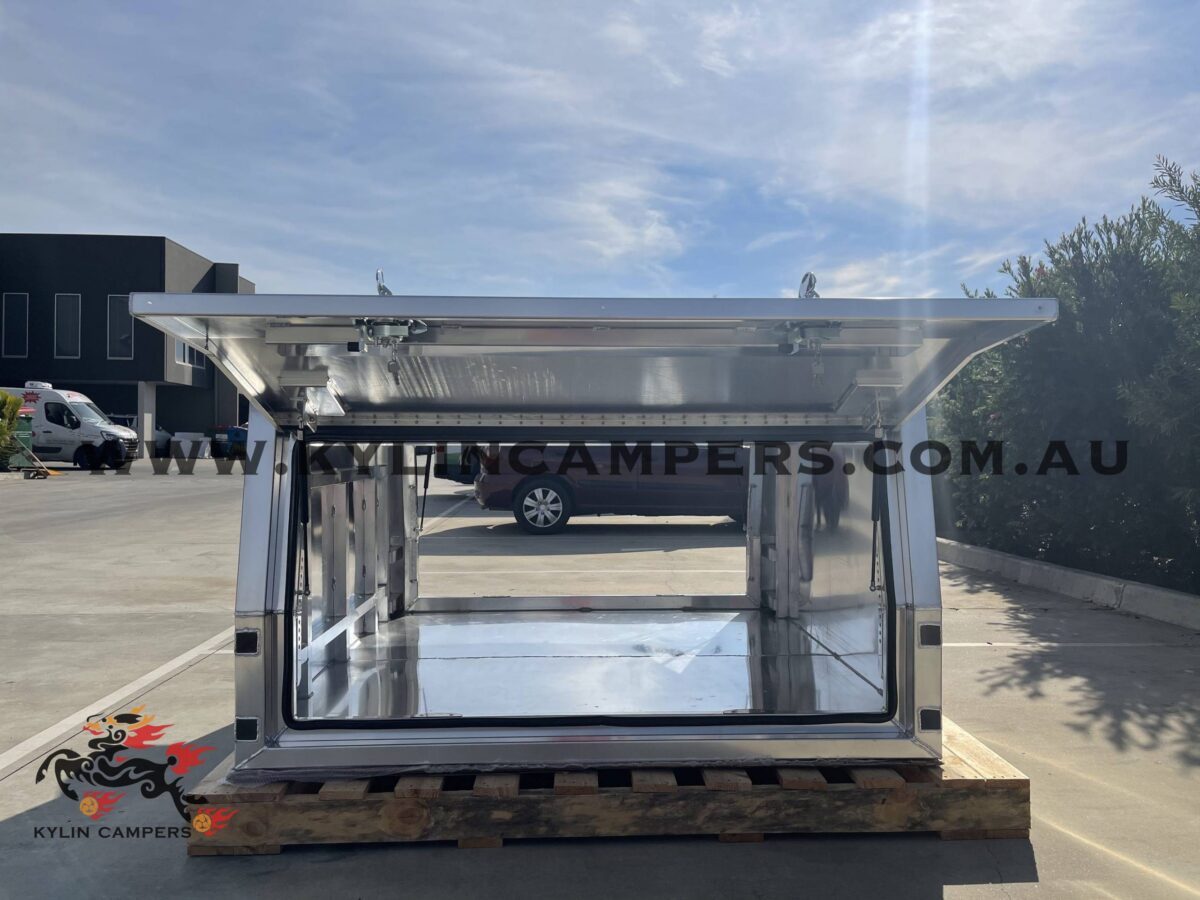 1650mm Long Flat Jack off Canopy, Aluminium Ute CanopyKylin Campers