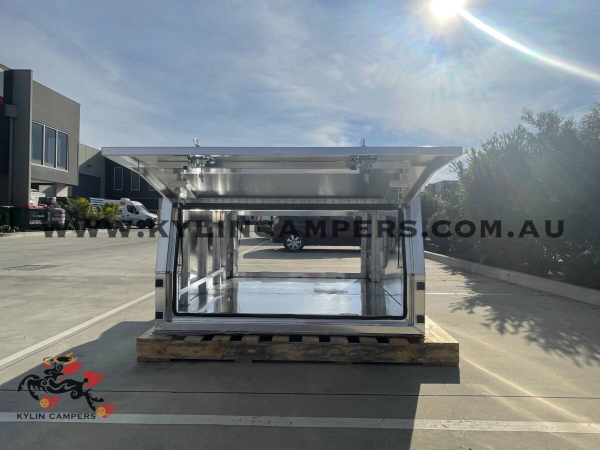 1650mm Long Flat Jack off Canopy, Aluminium Ute CanopyKylin Campers
