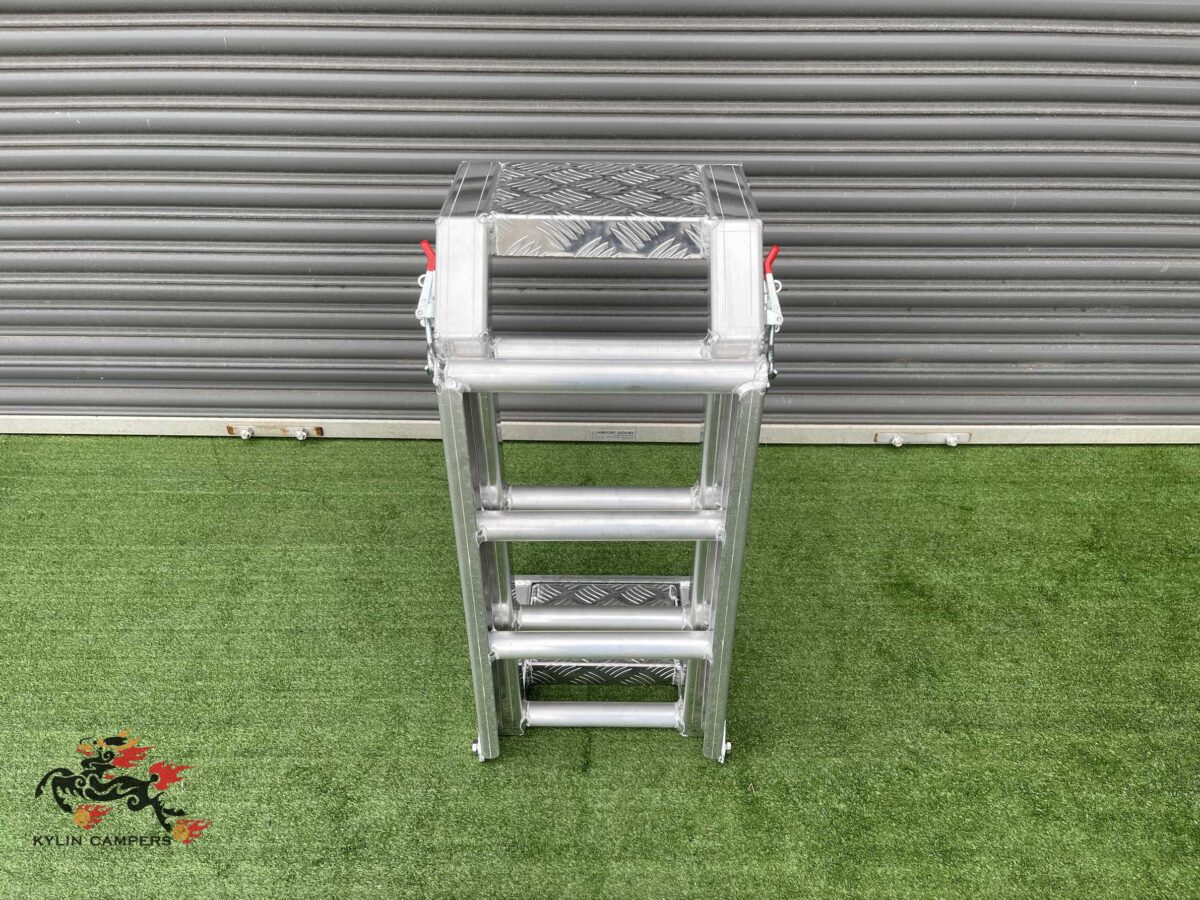 Adjustable Alloy Ladder for Ute Canopy -Kylin Campers