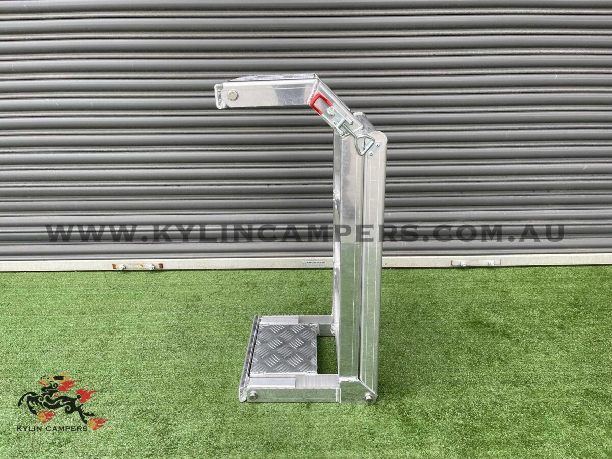 Adjustable Alloy Ladder for Ute Canopy -Kylin Campers