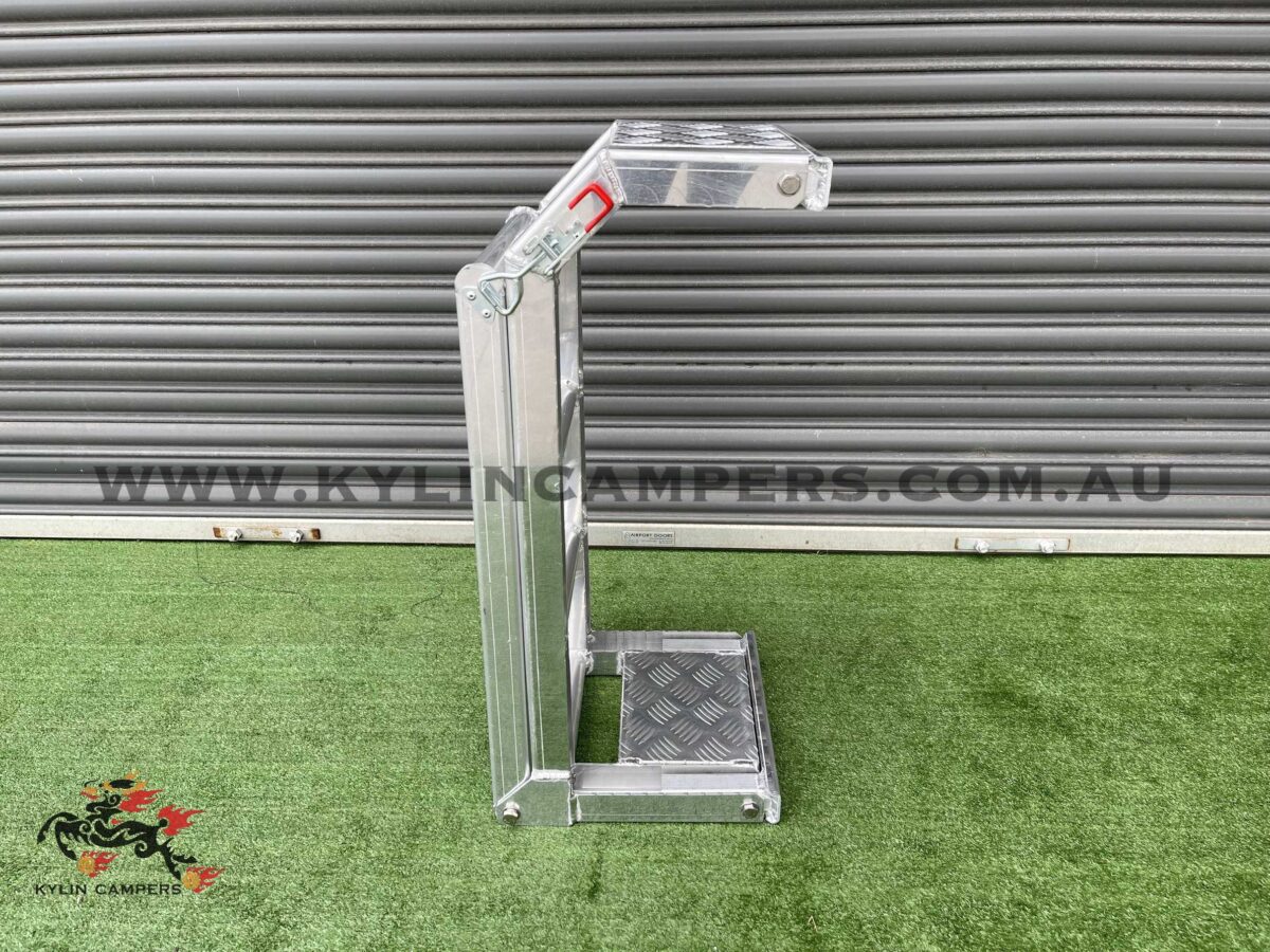 Adjustable Alloy Ladder for Ute Canopy -Kylin Campers