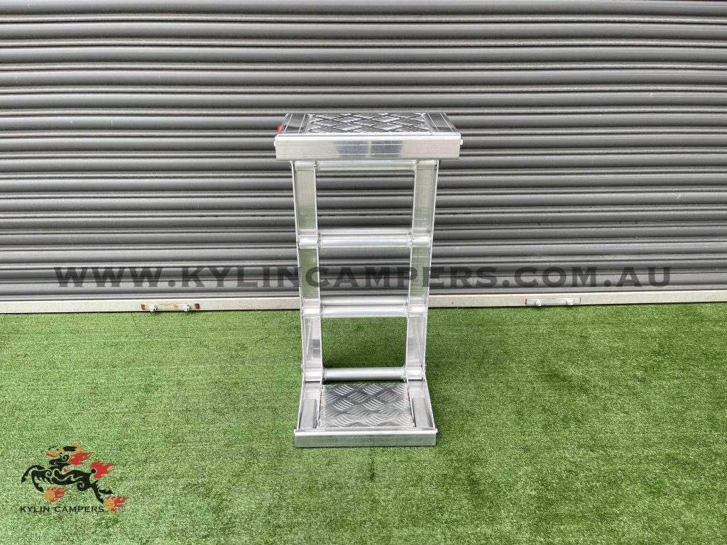 Adjustable Alloy Ladder for Ute Canopy -Kylin Campers
