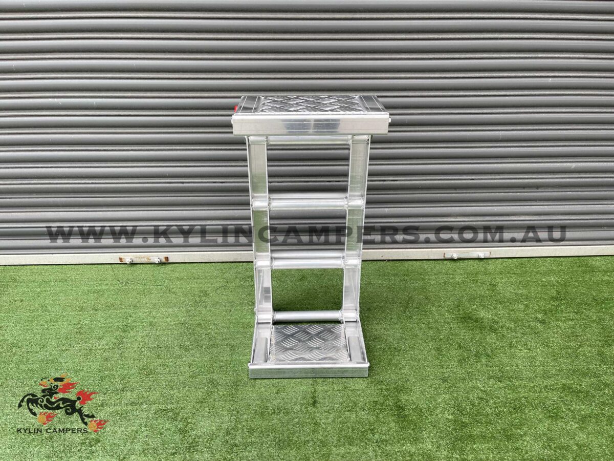 Adjustable Alloy Ladder for Ute Canopy -Kylin Campers