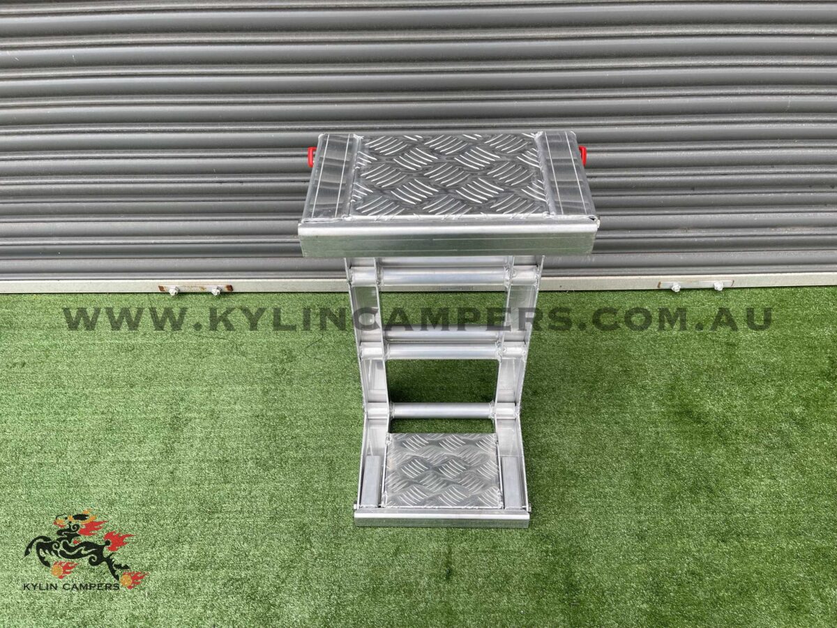 Adjustable Alloy Ladder for Ute Canopy -Kylin Campers