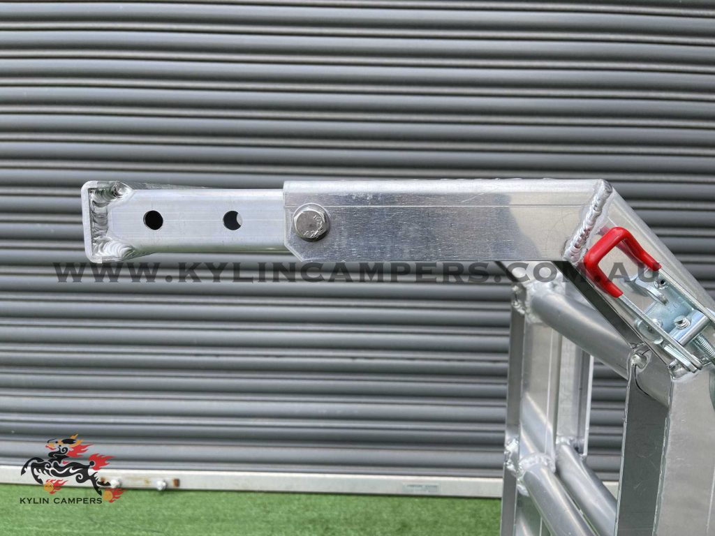 Adjustable Alloy Ladder for Ute Canopy -Kylin Campers