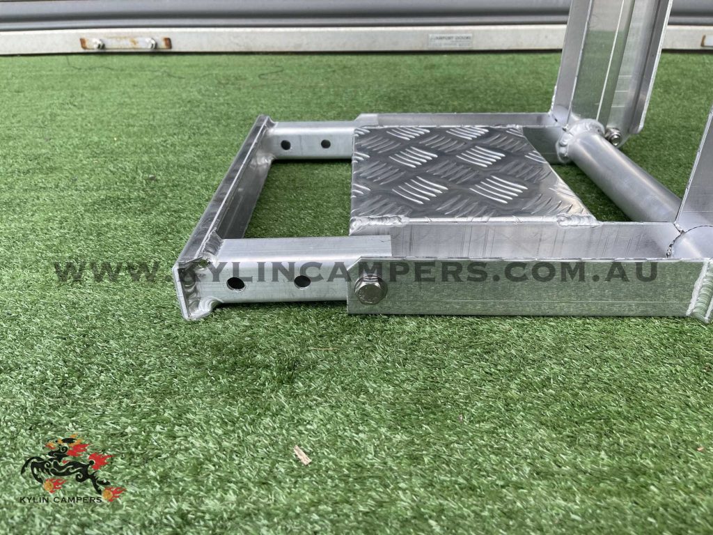 Adjustable Alloy Ladder for Ute Canopy -Kylin Campers