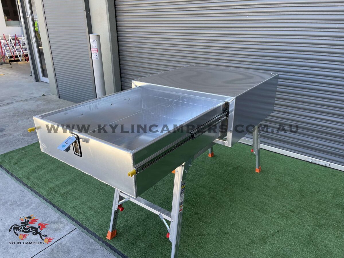 Aluminium Ute Canopy Drawer - 800mm Single DrawerKylin Campers