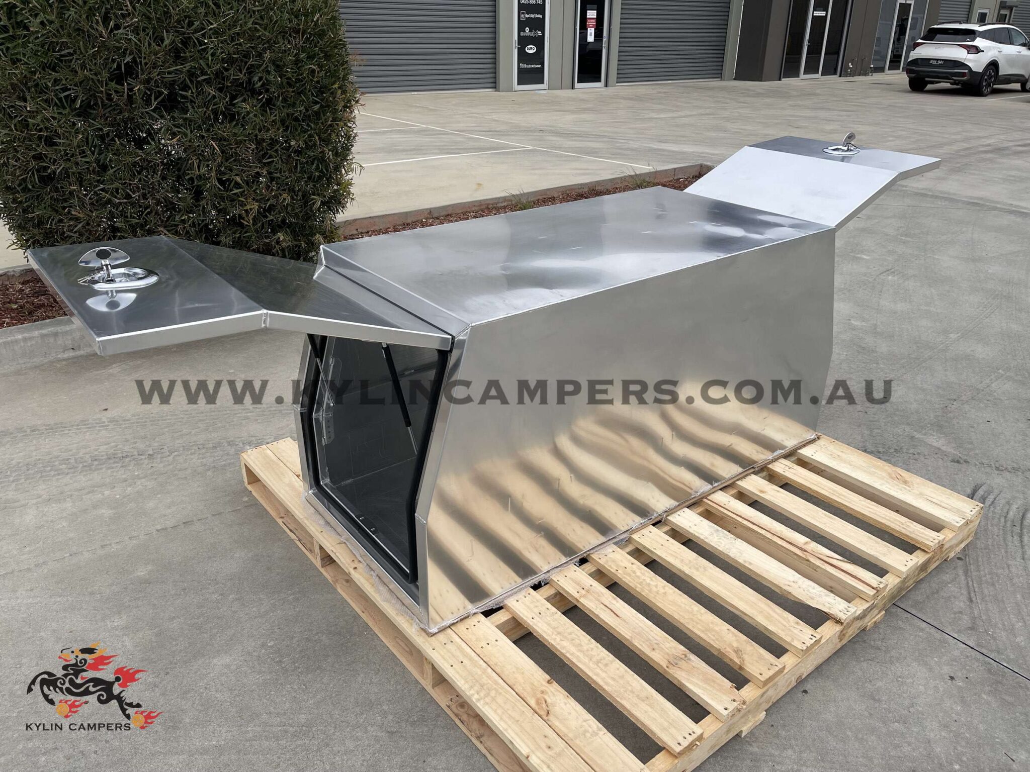 800mm Long Flat Plate Ute Canopy Alloy CanopyKylin Campers