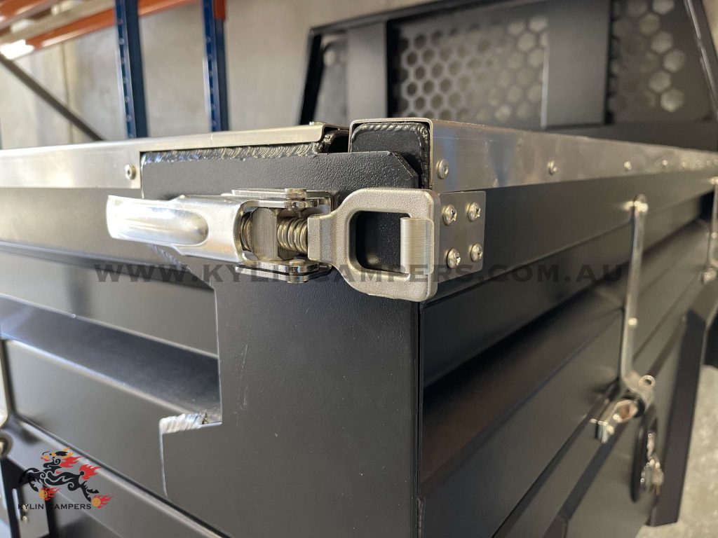 1800x1800 Ute Tray Drop Sides - 3 Pieces Drop Down GatesKylin Campers