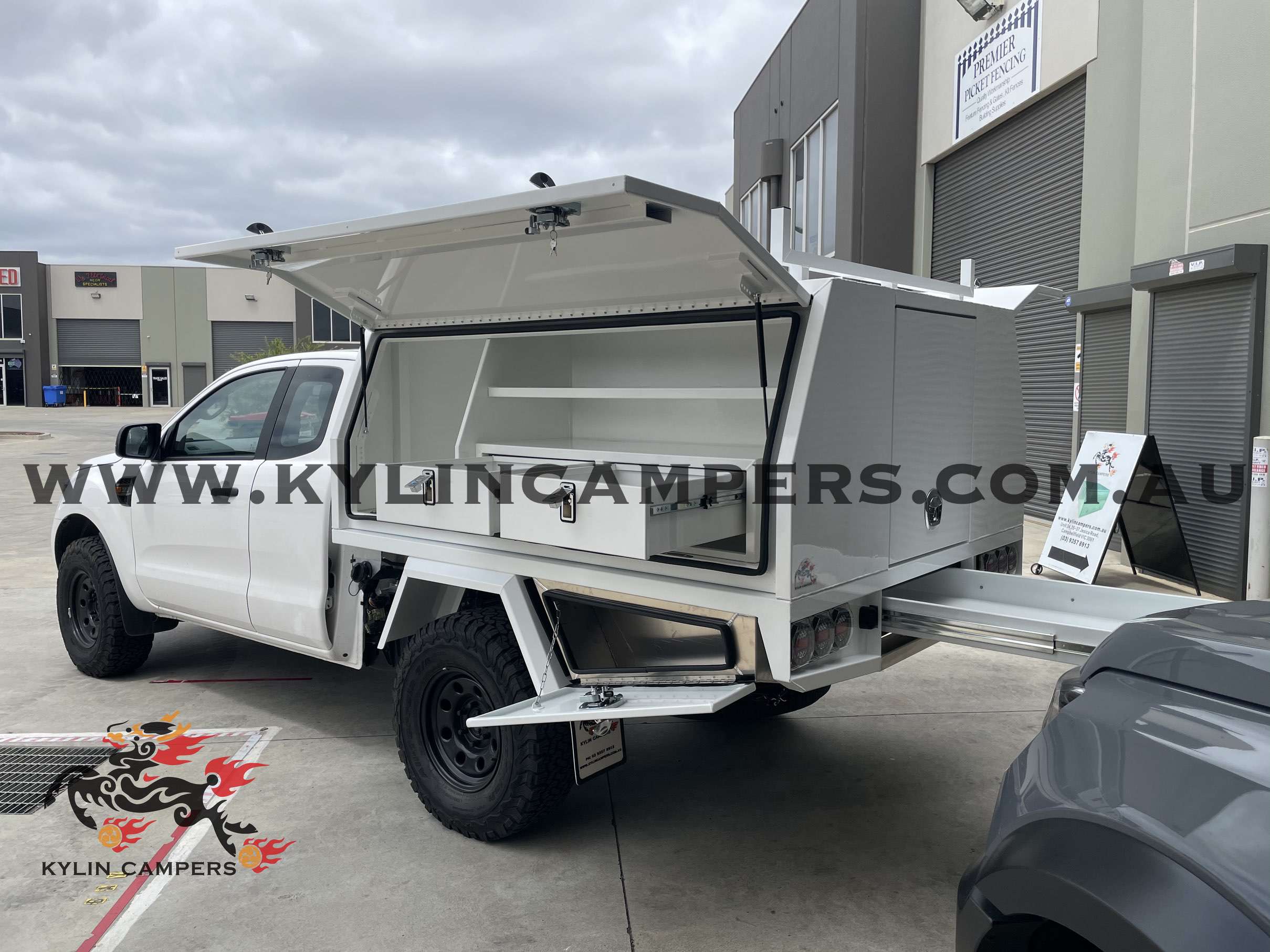 Custom Builds - 2100mm Ute Tray and Canopy for Ford RangerKylin Campers
