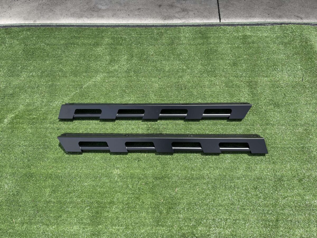 900mm Long Ute Tray Rope Rail (Black) 1 PairKylin Campers