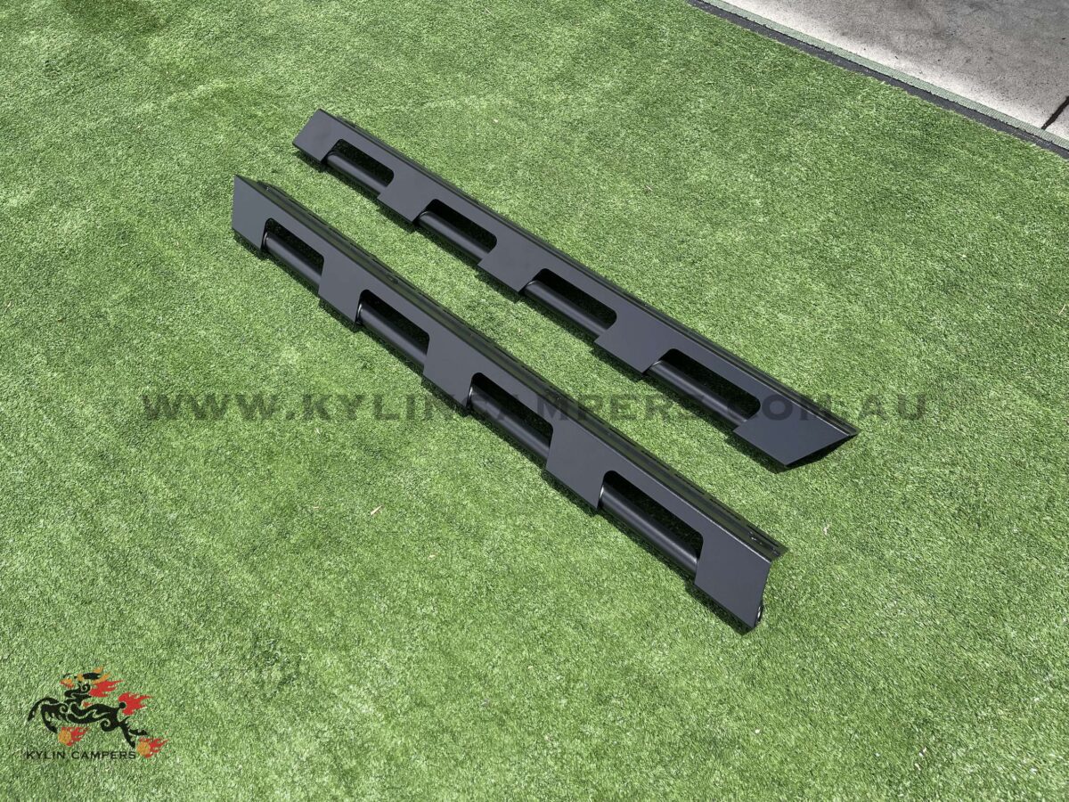 900mm Long Ute Tray Rope Rail (Black) 1 PairKylin Campers