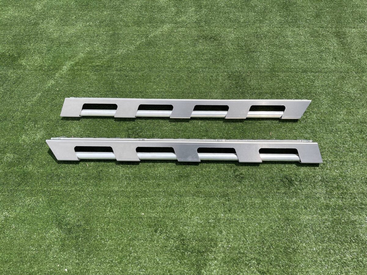 900mm Long Ute Tray Rope Rail (Silver) 1 PairKylin Campers