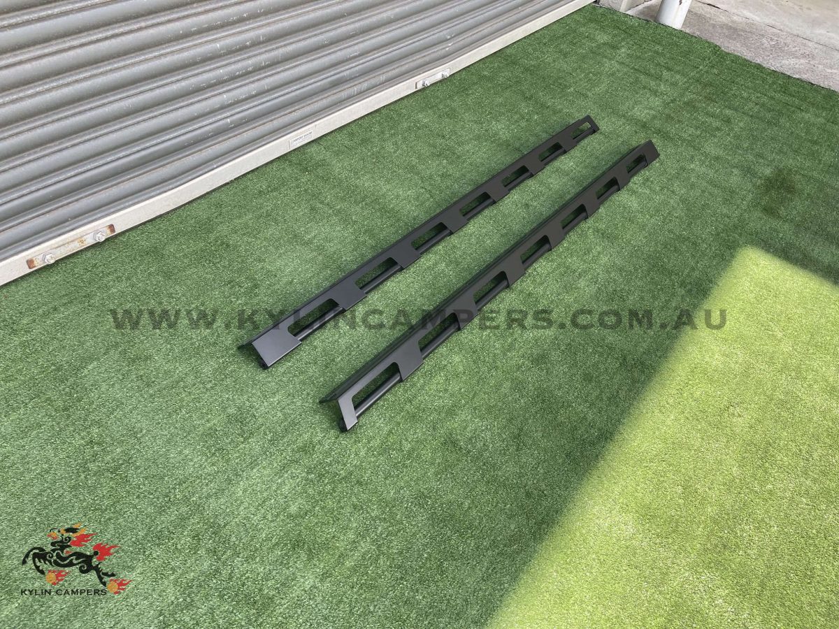 1630mm Long Ute Tray Rope Rail (Black) 1 PairKylin Campers